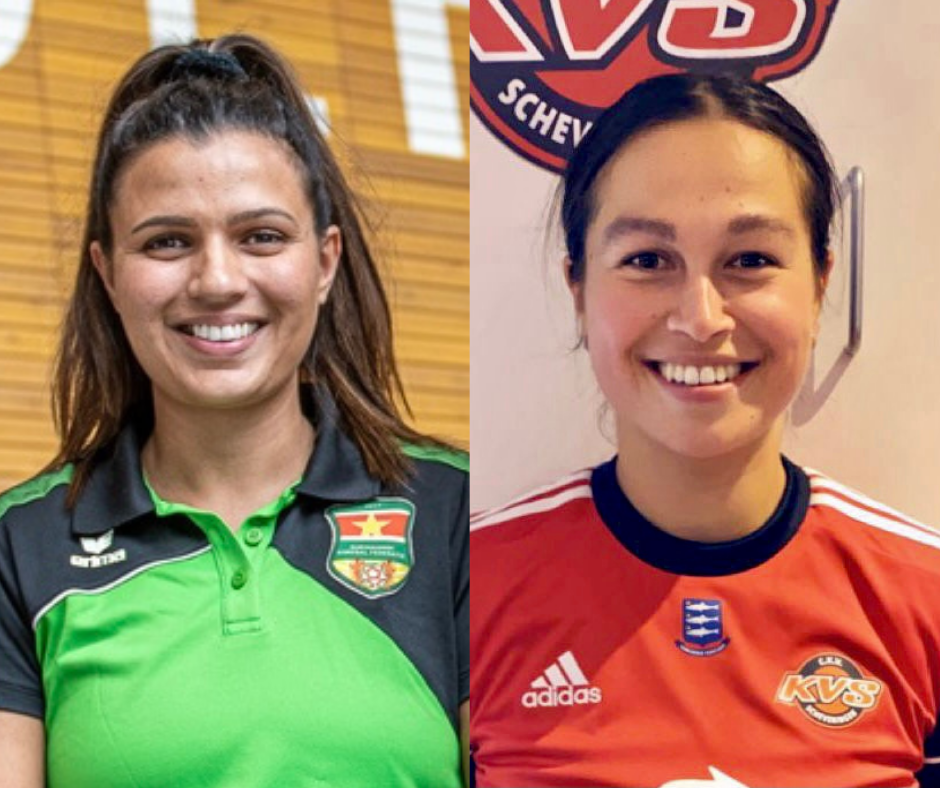Merel Gross en Sandy Ramlal naar KVS | KVS Korfbal